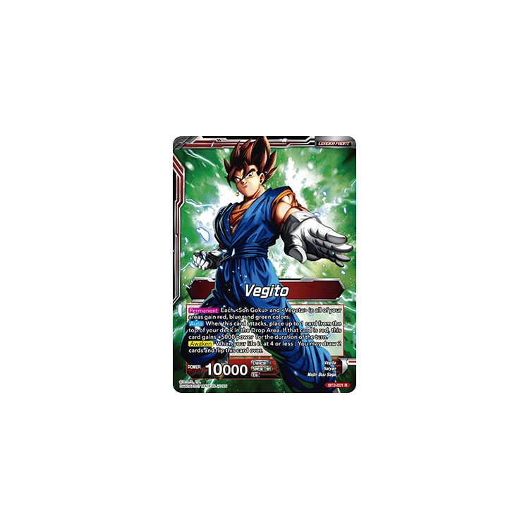 Vegito // Fusion Warrior Super Saiyan Vegito (BT2-001) [Union Force]