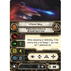 Fenn Rau - Protectorate Starfighter (1st - Big Orbit Cards