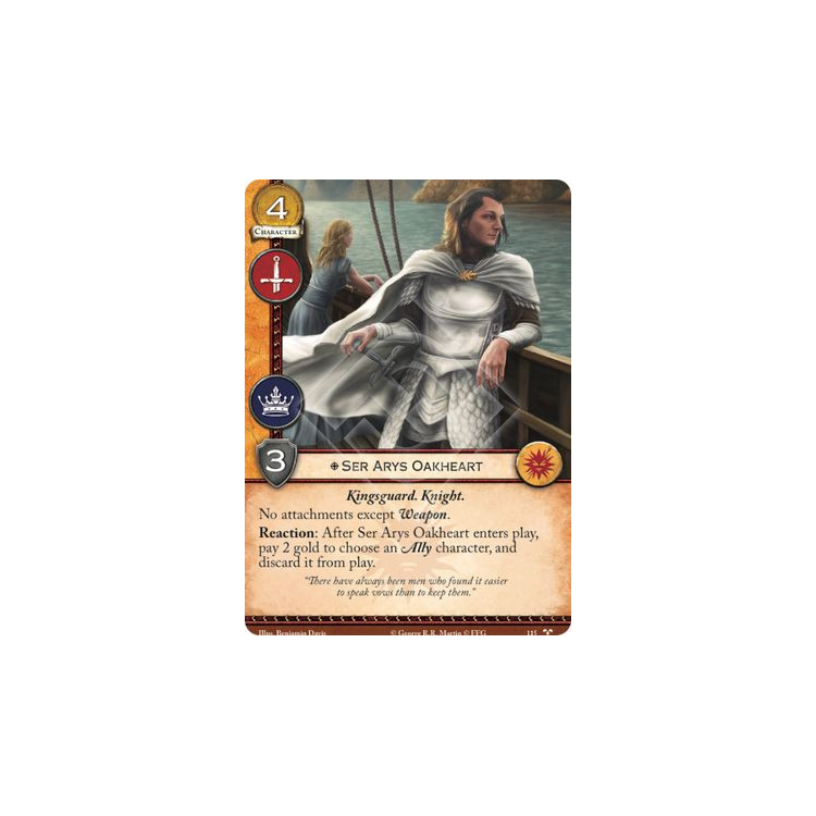 Arys Oakheart Game Of Thrones