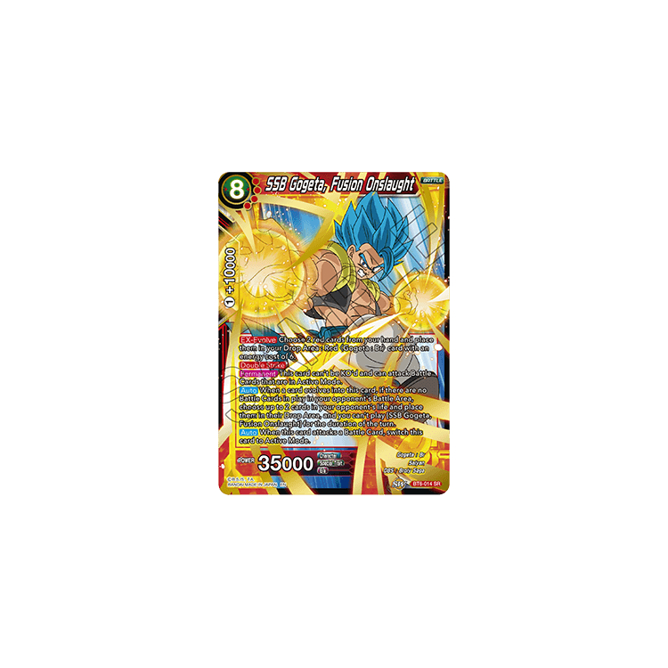 SSB Gogeta, Fusion Onslaught - Big Orbit Cards