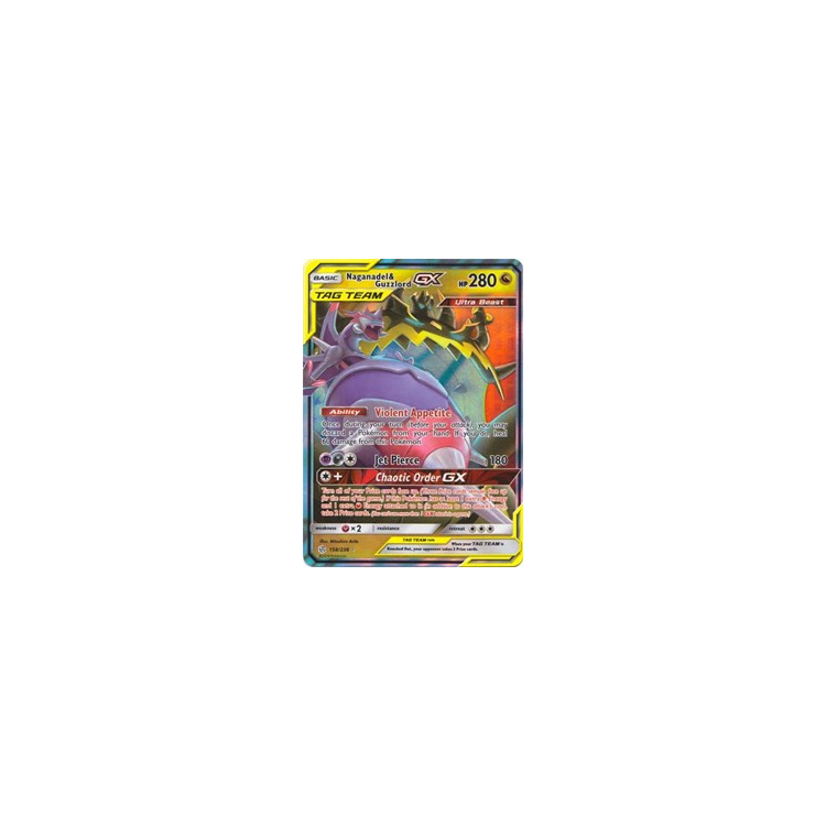 Naganadel & Guzzlord GX (Holo) - Pokemon - Big Orbit Cards