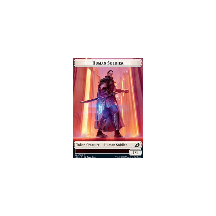 Elemental // Soldier Token - Commander 2020 - Magic the Gathering - Big ...