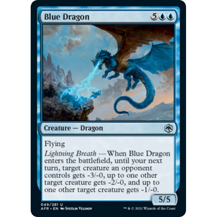 Blue Dragon - Magic the Gathering - Big Orbit Cards