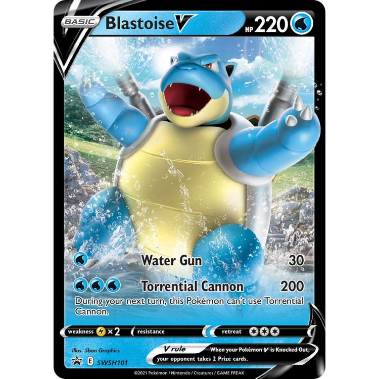 Blastoise V (Holo) - SWSH Promos - Pokemon - Big Orbit Cards