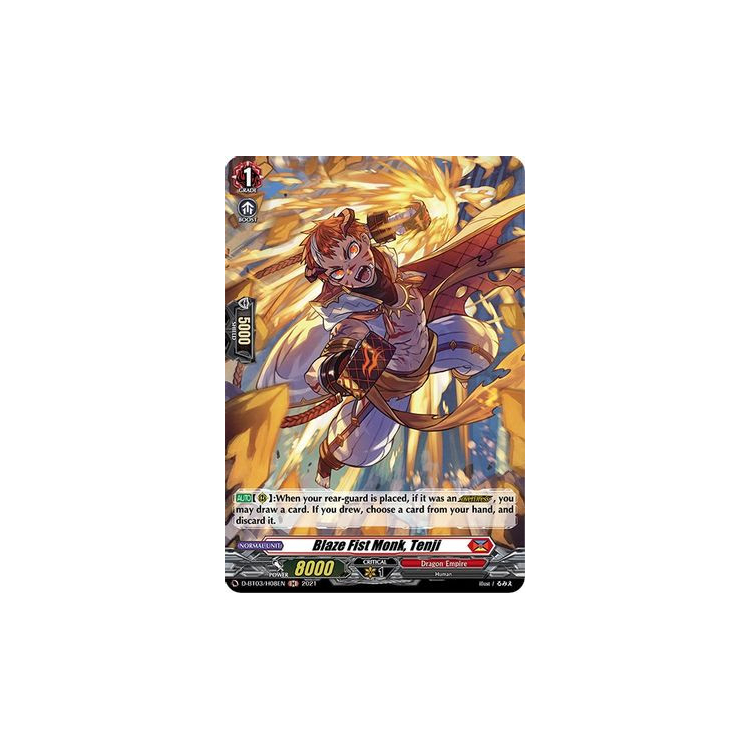 Blaze Fist Monk, Tenji - H - Big Orbit Cards
