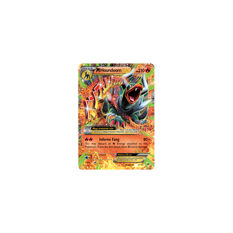 Pokemon Mega Evolution Houndoom Card