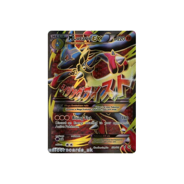 Mega Pokemon Cards Lucario