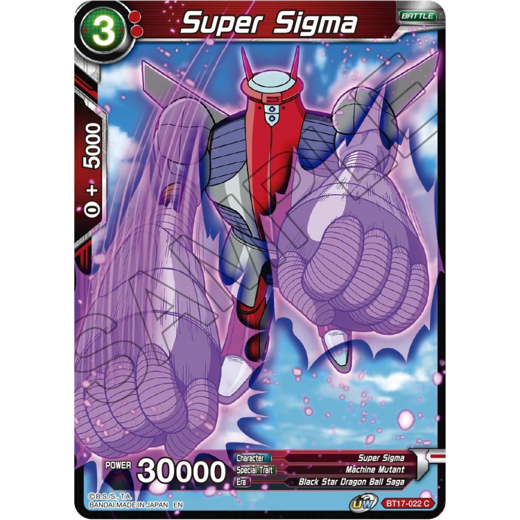 Super Sigma (Foil) - BT17 - Ultimate Squad - Big Orbit Cards
