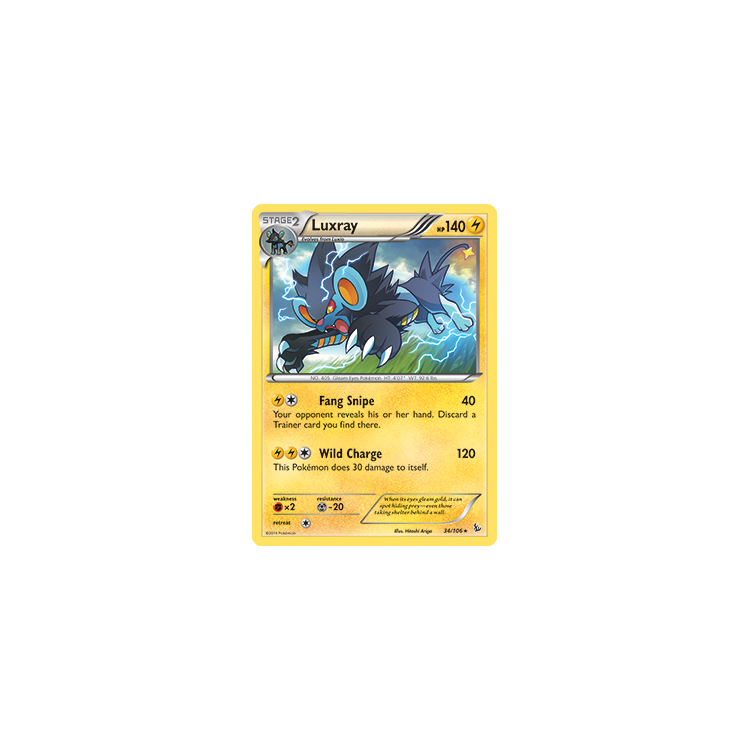 Luxray Card Flashfire