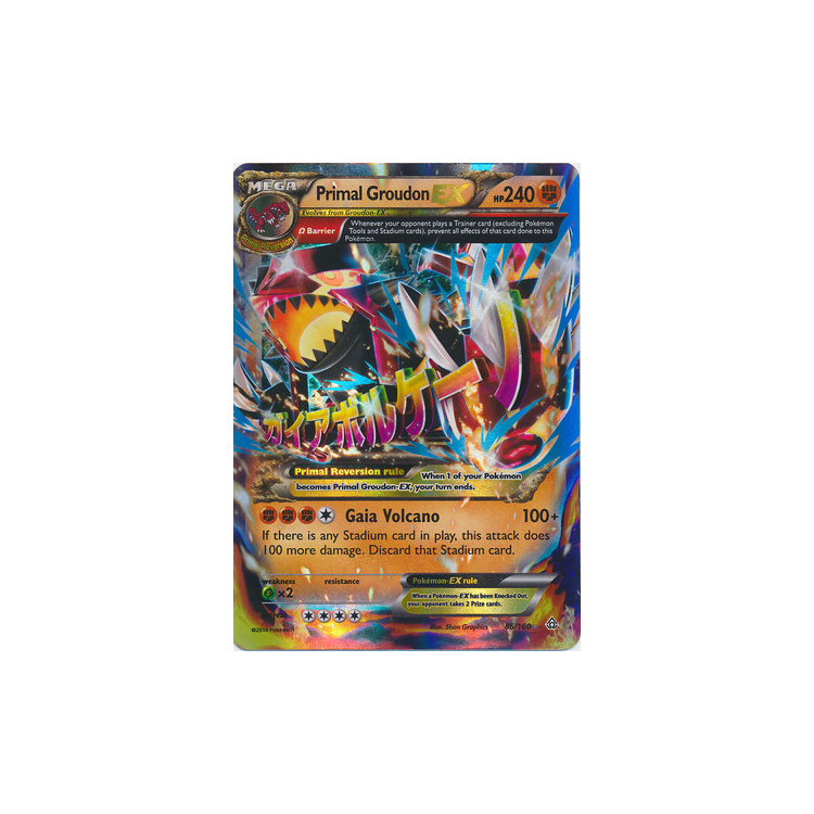 Mega Groudon Card