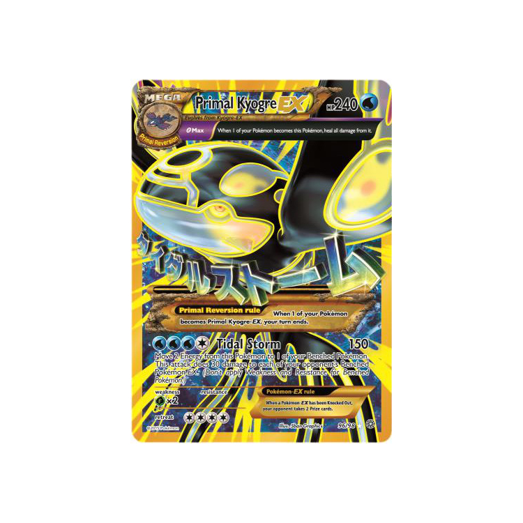 Mega Kyogre Card