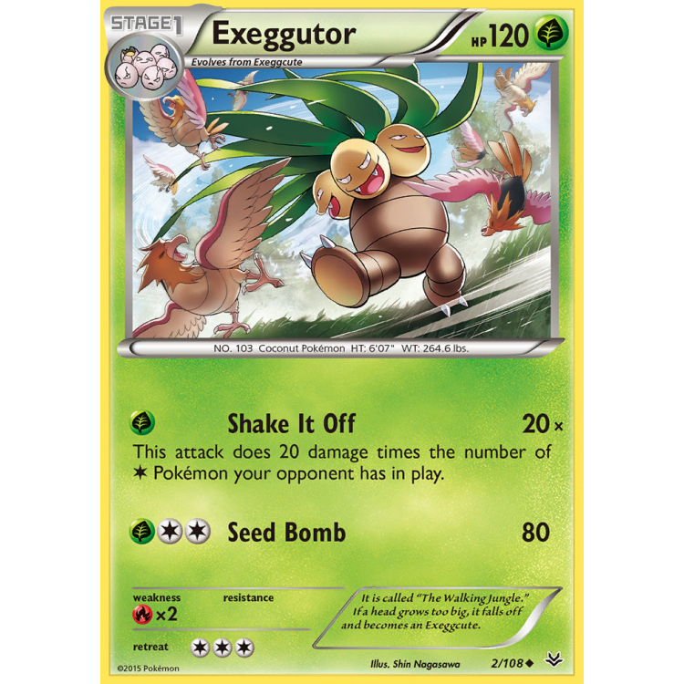 Exeggutor - Roaring Skies - Pokemon - Big Orbit Cards