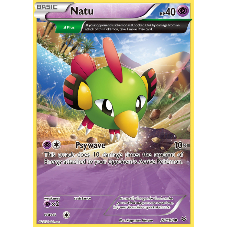 Evolucao Pokemon Natu Amazon.com: Pokemon Natu (67) Neo Genesis