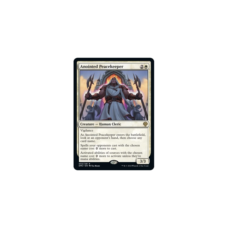 Anointed Peacekeeper (Japanese) - Dominaria United - Magic the ...