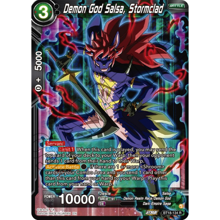 Demon God Salsa, Stormclad - Big Orbit Cards