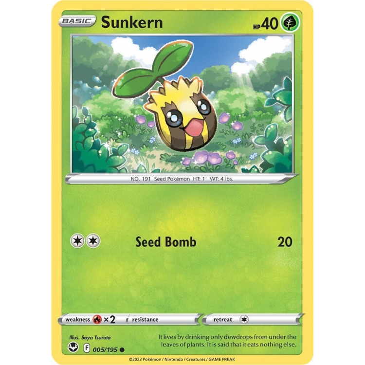 Sell Sunkern (Reverse Holo) - Silver Tempest - Big Orbit Cards