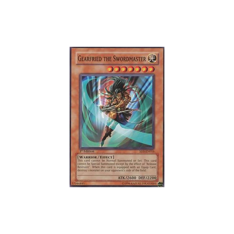 Gearfried The Swordmaster Deck