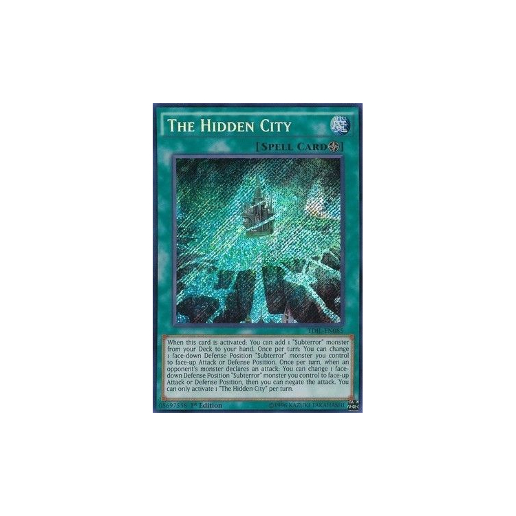 The Hidden City - Secret Rare (1st - Big Orbit Cards