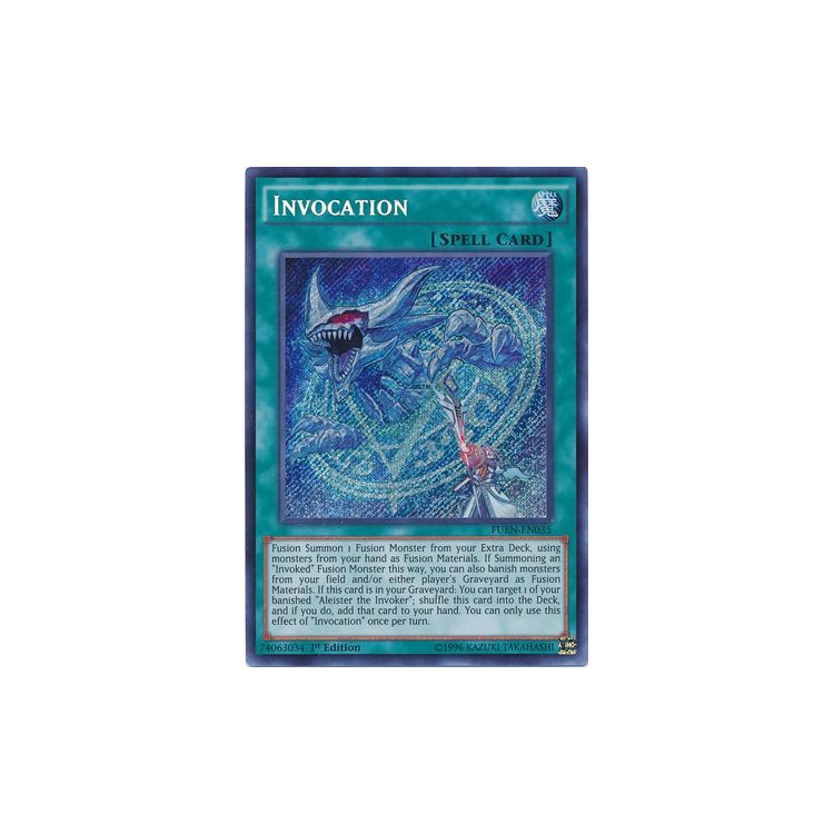 Invocation - Secret Rare (1st Edition) - Big Orbit Cards