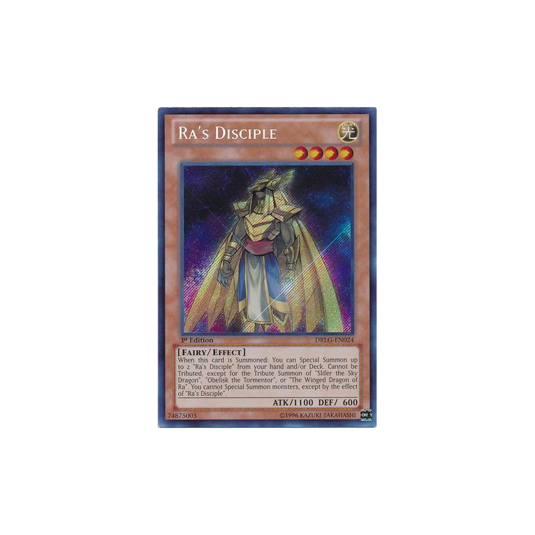 Ra's Disciple - Secret Rare (1st Edition) - Big Orbit Cards