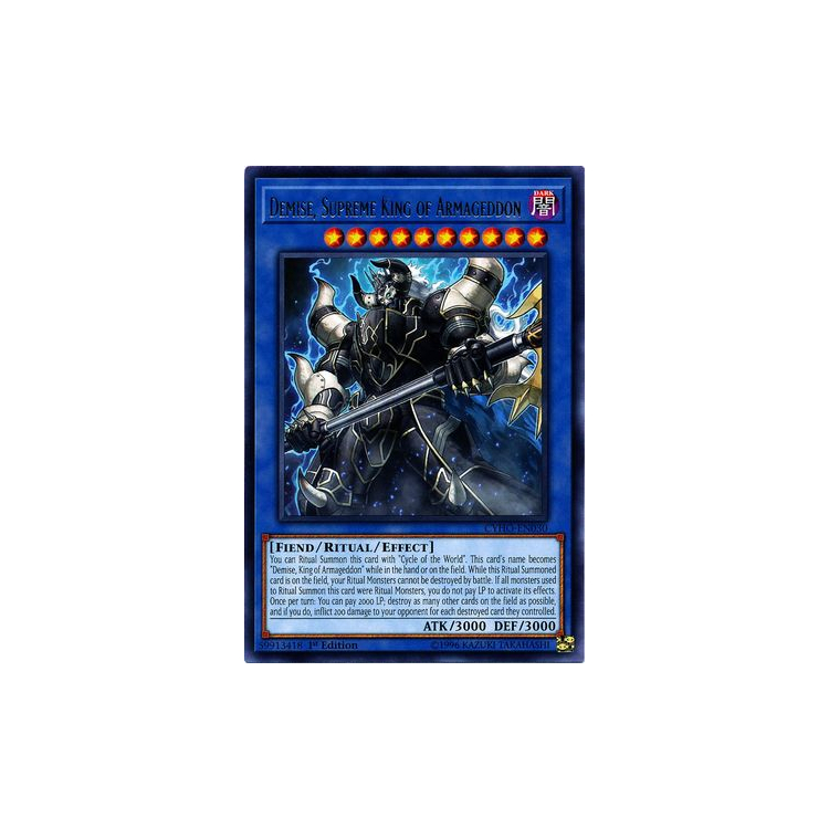 Demise, Supreme King of Armageddon - Rare - Big Orbit Cards