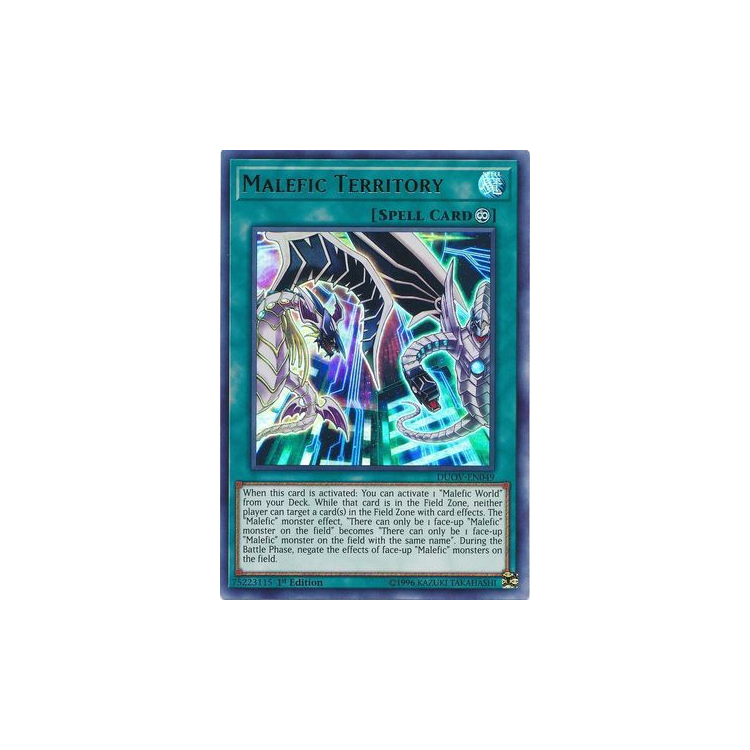 Malefic Territory - Ultra Rare (1st - Big Orbit Cards
