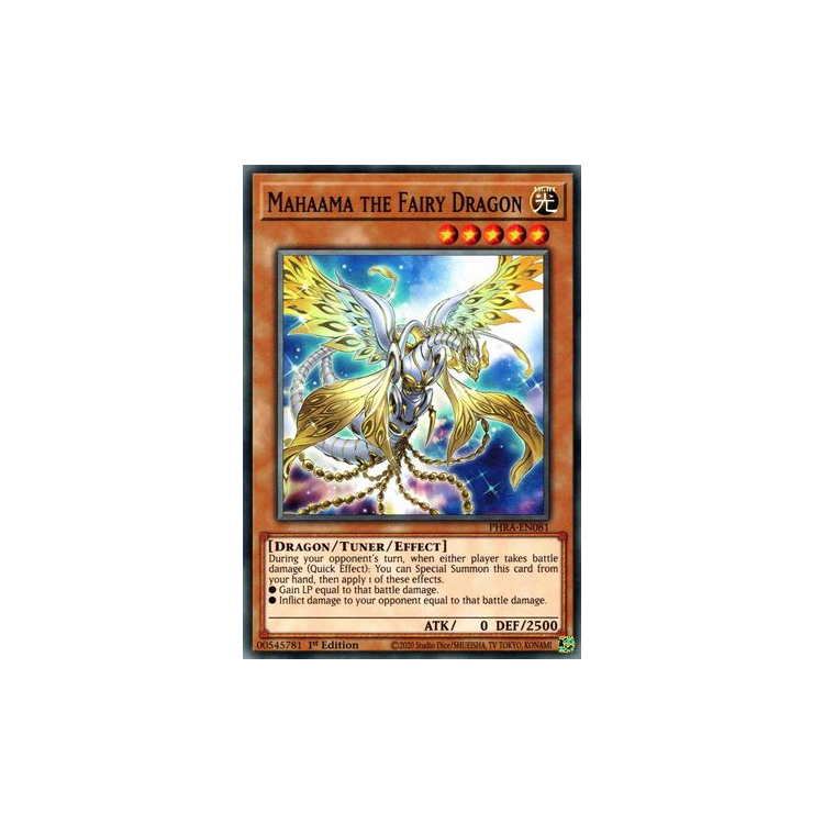 Mahaama the Fairy Dragon - Common (1st - Big Orbit Cards