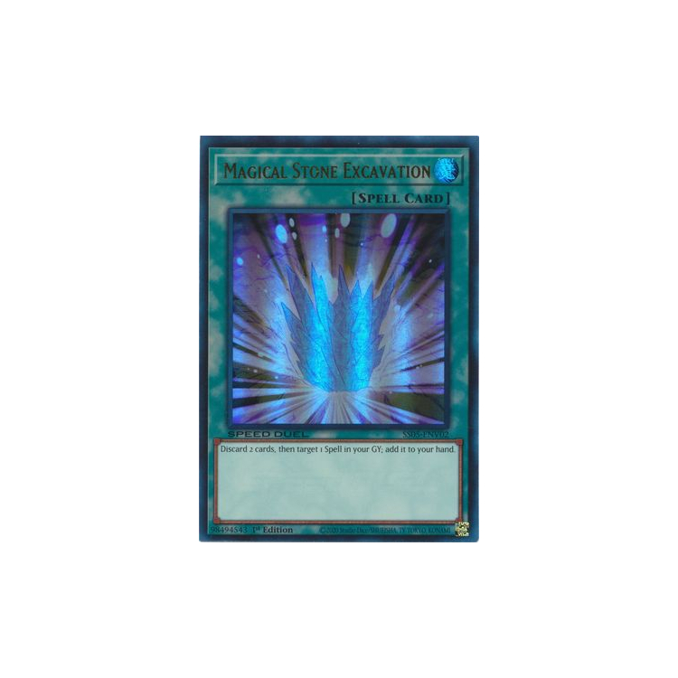 Magical Stone Excavation Magical Stone Excavation Yu Gi Oh! Card