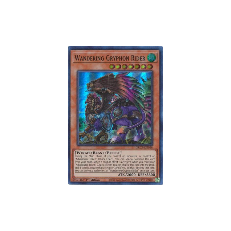 Wandering Gryphon Rider - Super Rare (1st - Big Orbit Cards