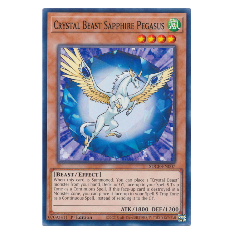 New Yu Gi Oh Crystal Beasts