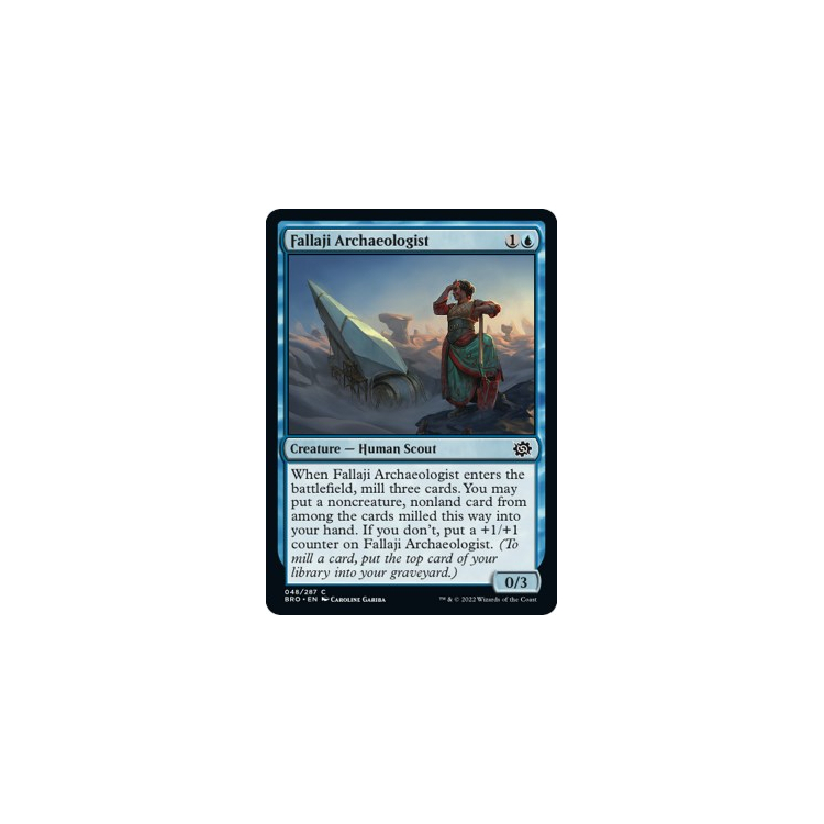 Fallaji Archaeologist (Foil) - Big Orbit Cards