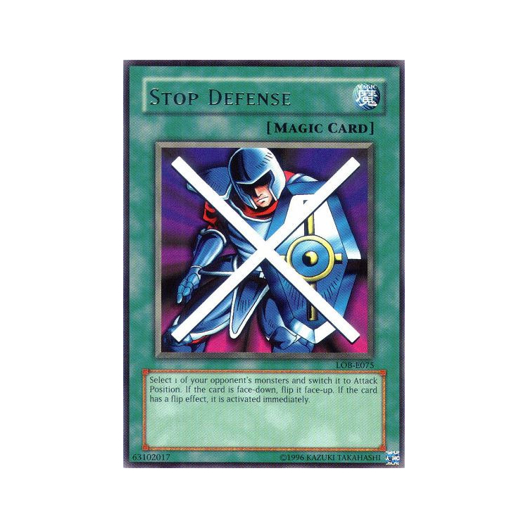 Stop Defense - Rare (Spell Card) (1st - Big Orbit Cards