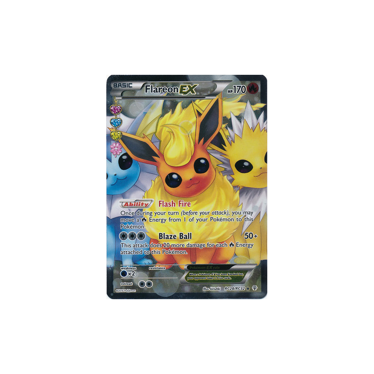 Flareon EX (Full Art) (Holo) - Generations - Big Orbit Cards