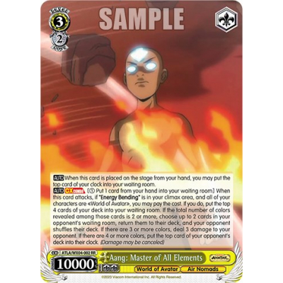 Buy ATLA/WX04 - Avatar - The Last Airbender Cards UK - Big Orbit Cards