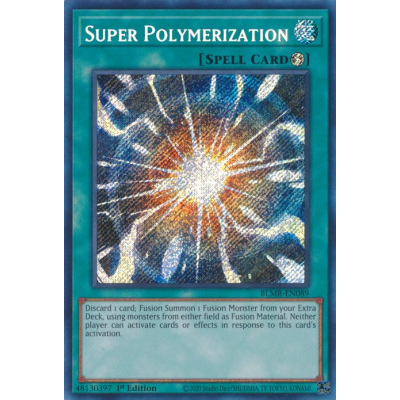 Yugioh Polymerization Monsters Polymerization Secret Rare (1st