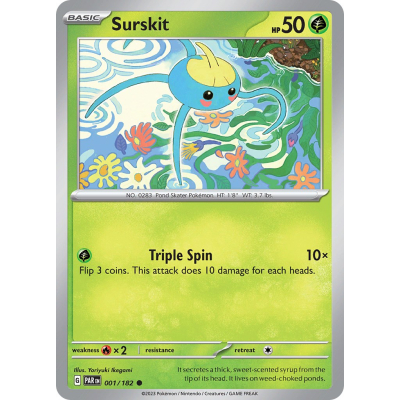 Surskit (Reverse Holo) - Paradox Rift - Big Orbit Cards