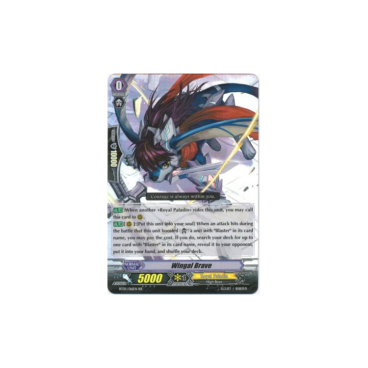Wingal Brave - Cardfight Vanguard - Big Orbit Cards