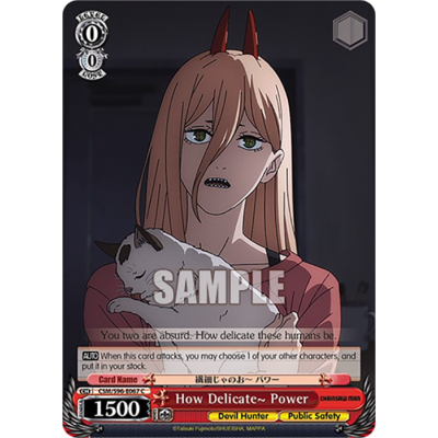 How Delicate~ Power - Chainsaw Man - Big Orbit Cards