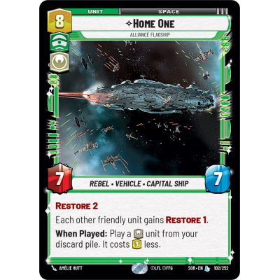 Home One - Alliance Flagship - Big Orbit Cards