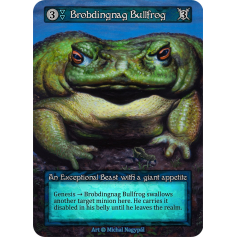 Sell Brobdingnag Bullfrog - Alpha - Big Orbit Cards
