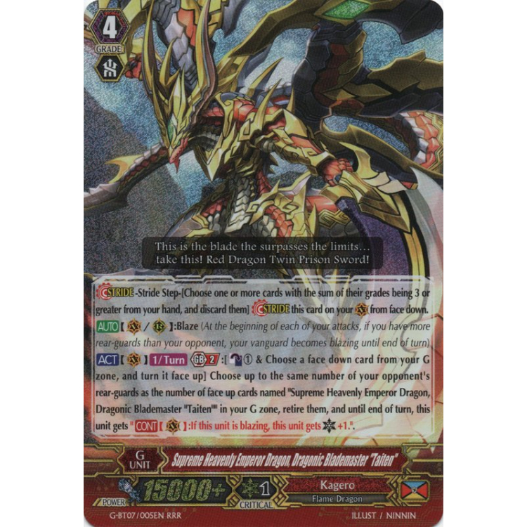 Sell Supreme Heavenly Emperor Dragon, Dragonic - Big Orbit Cards