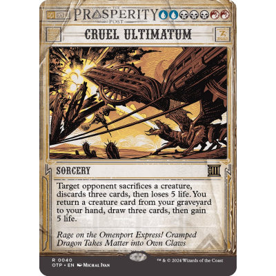 Cruel Ultimatum - Magic the Gathering - Big Orbit Cards