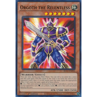 Orgoth the Relentless - Ultra Rare (1st - Big Orbit Cards
