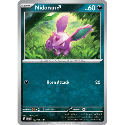 Nidoran M - Scarlet and Violet 151 - Big Orbit Cards