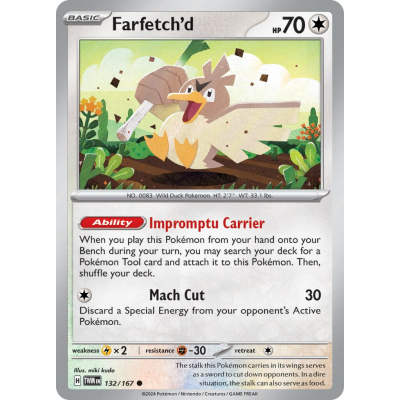Farfetch'd - Twilight Masquerade - Pokemon - Big Orbit Cards