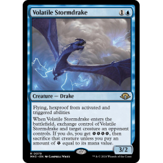 Volatile Stormdrake (Foil) - Big Orbit Cards