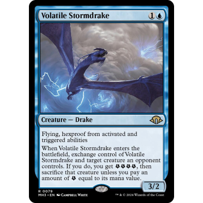 Volatile Stormdrake (Foil) - Big Orbit Cards