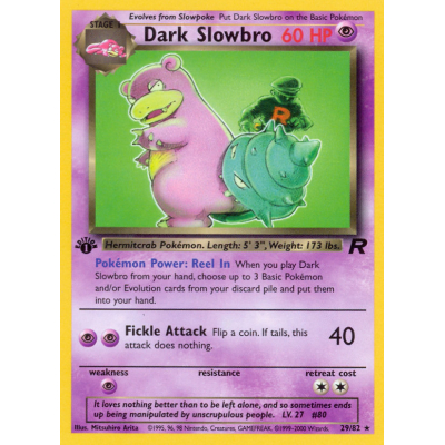 Sell Dark Slowbro (1st Edition) - Team Rocket - Big Orbit Cards