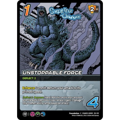 Unstoppable Force (Foil) - UniVersus - Big Orbit Cards