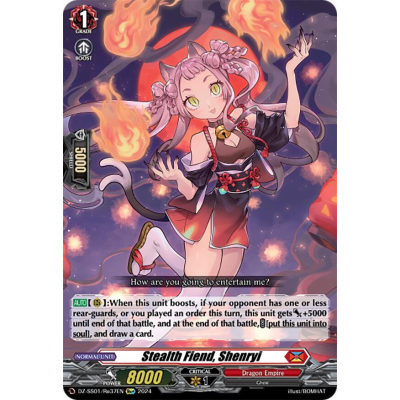 Stealth Fiend, Shenryi - Big Orbit Cards